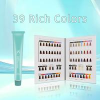 China Factory OEM 39 Colors Hair Colour Swatch Book  for Professional Salon Use Long Lasting Display for sale