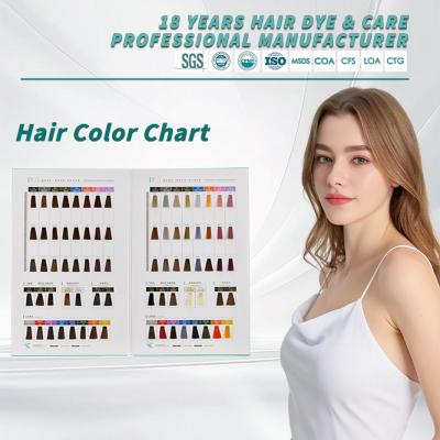 China SHUJI OEM Professional Color Chart 39 Colors Premium Quality  Ideal Salon Communication Tool Wholesale for sale