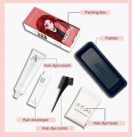 China OEM ODM Hair Dye Factory  Permanent Hair Dye Kit  Herbal Formula Professional Hair Coloring Cream for sale