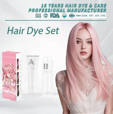 China Permanent Hair Dye Set Homeuse Organic Hair Dye OEM Available Professional Hair Dye Factory Suply for sale