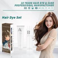 China Home Hair Color Kit Professional Household Hair Dye OEM Wholesale Service Hair Color Manufacturer Natural Hair Color for sale
