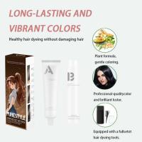 China Hair Dye Factory Permanent Hair Dye Cream Set Home Use Safe Formula OEM Wholesale Organic Hair Dye for sale