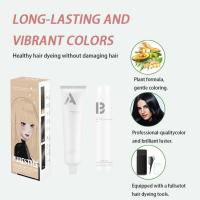 China Low Ammonia Professional Home Hair Dye Set Peroxide Hair Dye Cream OEM Wholesale Hair Dye Factory Supply for sale