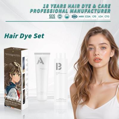 China Purestyle Semi Permanent Hair Dye Easy At Home Hair Color Cream OEM Wholesale Hair Dye Factory for sale