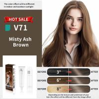 China Household Hair Dye Set Mild Formula Semi Permanent Home Hair Dye OEM Wholesale Hair Dye Factory Supply for sale