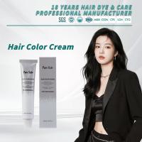 China Hair Color Manufacturer Natural Black Hair Dye Cream OEM Wholesale Grey Coverage Permanent 47 Colors for sale