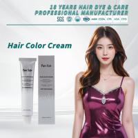 China Purestyle Brown Hair Color Cream OEM Wholesale Natural Herbal Permanent Dye Organic Hair Dye for sale