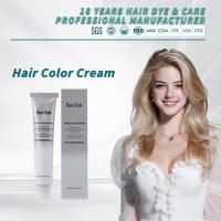 China Hair Dye Factory  Professional Salon OEM Hair Color Cream  Wholesale Natural Hair Color Variant Colors for sale