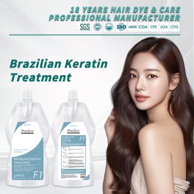 China Hair Rebonding Straightening Treatment with Brazilian Keratin Hair Smoothing Treatment OEM Hair Dye Factory Wholesale for sale