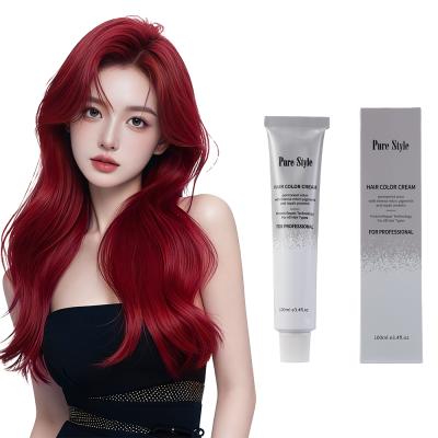 China PureStyle Low Ammonia Permanent Color Hair Dye Cream for Professional Salon Use Hair Color Manufacturer for sale
