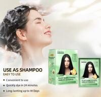 China Wholeale Herbal Instant Hair Dye Shampoo Long Lasting Harmless 300ml OEM Available MOQ 5000 PCS for sale