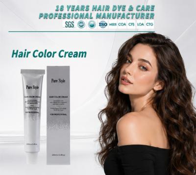 China Herbal Hair Color Permanent Hair Color Cream for Professional Salon Use OEM ODM Hair Color Manufacturer Supply for sale