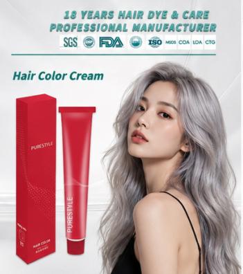 China Natural Herbal Hair Dye Cream Gentle Hair Color Cream for Sensitive Scalp OEM Wholesale Hair Color Manufacturer for sale