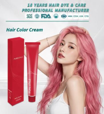China Professional Home Hair Dye Cream Permanent Hair Dye  OEM Wholesale Hair Color Manufacturer for sale
