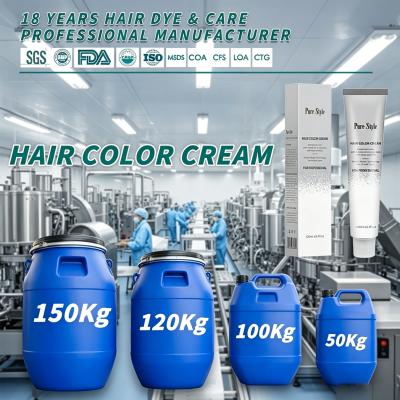 China Wholesale Permanent OEM Hair Color Cream Raw Materials 47 Colors Ammonia Free Hair Color Manufacturer MOQ 20000PCS for sale