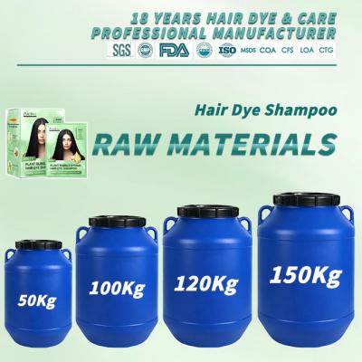 China OEM Hair Color Manufacturer Hair Dye Shampoo Raw Material  Plant Bubble Dye Shampoo Raw Material  Gray Coverage for sale