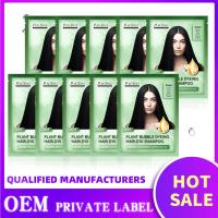 China OEM ODM Bubble Hair Dye Shampoo Herbal Formula Grey Coverage Professional Hair Dye Factory Whoelsale for sale