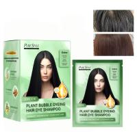 China Quick 5 Minute Dye Shampoo Manufacturer OEM ODM Plant Hair Dye Shampoo Black Hair Dye MOQ 5000 PCS for sale
