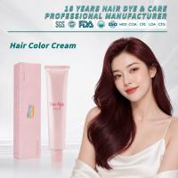 China Affordable Permanent Hair Color Cream Bulk OEM ODM Hair Dye Factory Smooth Glossy Aromatic Hair Dye for Wholesale Hair Color Cream Bulk Malaysia for sale