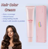 China Gentle Scalp Formula Hair Dye Cream OEM ODM Aromatic Smooth Permanent Hair Color Bulk Export from Professional Hair Color Manufacturer for sale