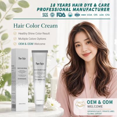 China Reliable Low Ammonia Cream Color Bulk OEM Manufacturer Long Lasting Permanent Hair Color Cream For Arab Market for sale