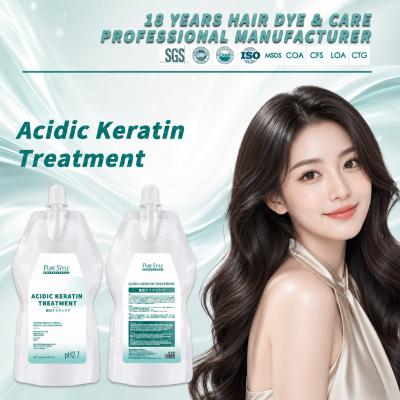 China Custom Private Label Acidic Keratin Treatment Cream OEM Wholesale MOQ 1000 PCS Hair Smoothing Cream Keratin Treatment Brazilian Keratin for sale