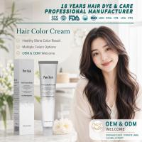 China Professional Private Label Permanent Hair Color Cream with Long-Lasting Results for Professional Salon Use OEM ODM for sale