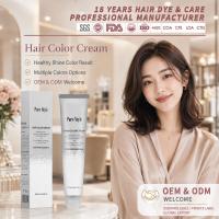 China Professional Permanent Hair Dye Cream with Long Lasting Color Full Gray Coverage OEM ODM for sale