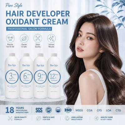 China Salon Hair Developer 3% 6% 9% 12% Hair Peroxide Cream for Professional Salon Use for sale