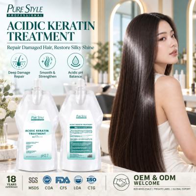 China PureStyle Acidic Keratin Treatment OEM ODM | Brazilian Keratin Smoothing Cream Manufacturer for Salon Brands for sale