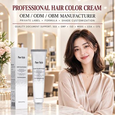 China Permanent Hair Color Cream OEM ODM | Hair Color Manufacturer & Hair Dye Factory for Salon Brands for sale