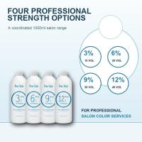 China 1000ml Hair Developer Cream 3% 6% 9% 12% OEM Hair Color Manufacturer for sale