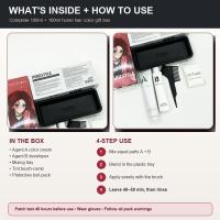 China 100ml + 100ml Home Hair Dye Kit OEM | Hair Color Manufacturer for sale