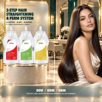 China 500ml x 3 Hair Straightening Perm Cream System OEM ODM for Salons for sale