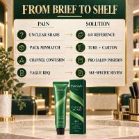 China 4.0 Natural Brown Hair Color Cream 100 mL Tube for Professional Salon Color Range and Permanent Hair Dye Programs for sale