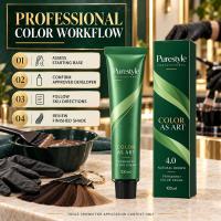 China 4.0 Natural Brown Hair Color Cream 100 mL Tube for Professional Salon Color Range and Permanent Hair Dye Programs for sale