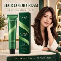 China 4.0 Natural Brown Hair Color Cream 100 mL Tube for Professional Salon Color Range and Permanent Hair Dye Programs for sale
