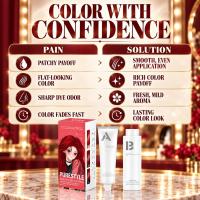 China Pure Style A+B Hair Dye Gift Box Red Carton for E-commerce Sellers for sale