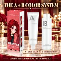 China Pure Style A+B Hair Dye Gift Box Red Carton for E-commerce Sellers for sale