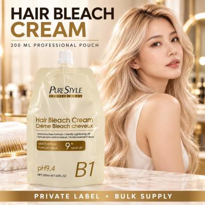 China 200ml Pure Style B1 Hair Bleach Cream for Distributors for sale