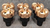 China PPDC Drill Bit 102mm API 2 3/8 Reg Diamond Composite Three Wing Arc Angle Drill Bit Non Core Drilling for sale