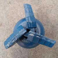China 6 Inch 152mm Soft Formation Drilling Step Drag Bit Blade Bit for sale