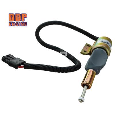 China 3935432 3935430 3939703 3287406 SA-4757-24 SA-4892-24 6735-81-9160 Fuel Shut Off Stop Solenoid Valve For 6BT R220-5 R210-3 PC200-6 24VDC for sale