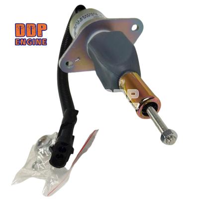 China 33930234 24V 3930233 SA-4335-12 12V Fuel Shut Off Stop Solenoid Valve For 6CT 6CT8.3 ISC8.3 QSC8.3 for sale