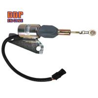 China 3991625 5267132 3991624 Fuel Shut Off Stop Solenoid Valve For 4B3.9 B4.5 6B5.9 B6.7 R200-5 for sale