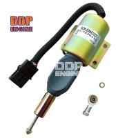 China 3926411 3926412 SA-4257-12 RE502473 SA-4257-24 RE502474 Fuel Shut Off Stop Solenoid Valve For 6CT 6CT8.3 ISC8.3 QSC8.3 for sale