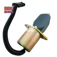 China 3931196 3919423 24V 3919422 3934171 12V Fuel Shut Off Stop Solenoid Valve For Excavator 33HDLL R250LC-3 6CT8.3 for sale
