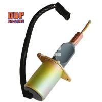 China 3932546 SA-4639-24V 3932545 SA-4639-12V Fuel Shut Off Stop Solenoid Valve For Engine C8.3L 6C 6CT 6CTA ISC8.3 QSC8.3 for sale