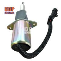 China 3939019 SA-4889-24 3939018 SA-4889-12 Fuel Shut Off Stop Solenoid Valve For 6L ISL8.9 QSL8.9 for sale