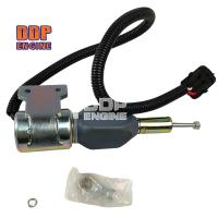 China 3935431 SA-4755-12 3935429 Fuel Shut Off Stop Solenoid Valve For Engine C8.3L 6C 6CT 6CTAA8.3 ISC8.3 QSC8.3 for sale